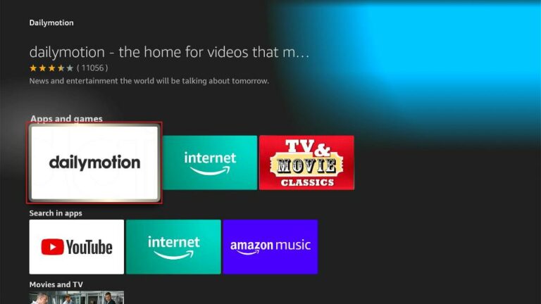 How to Install and Use Dailymotion on FireStick